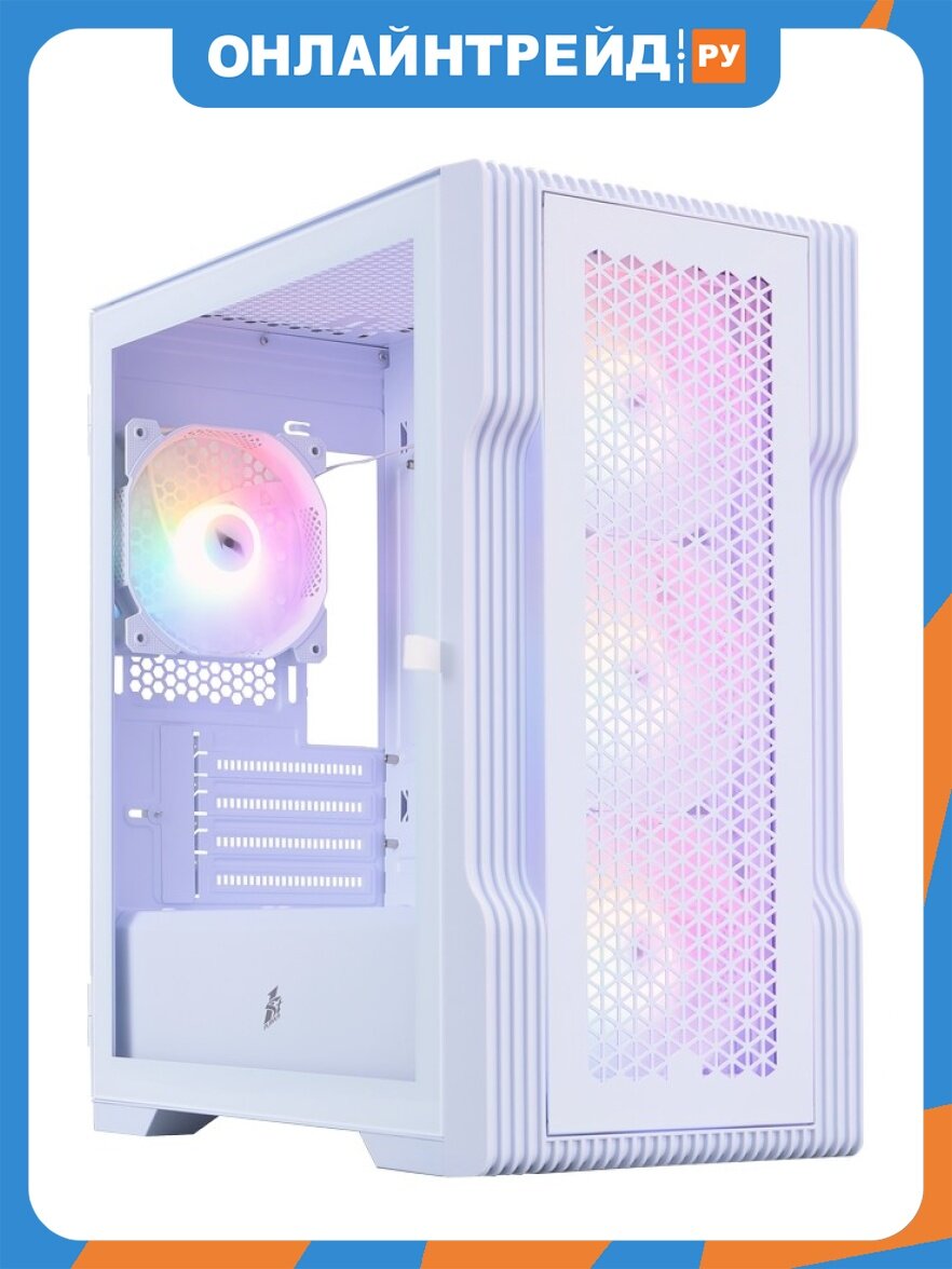 Корпус 1STPLAYER TRILOBITE T3, белый (T3-WH-4F1-W)