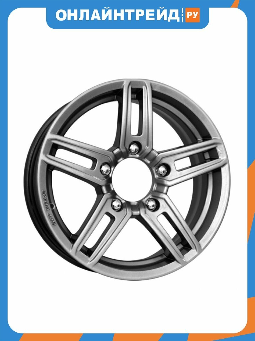 Диск K&k Дон (КС588) 6.5x16/5x139.7 D98 ET40 Дарк платинум
