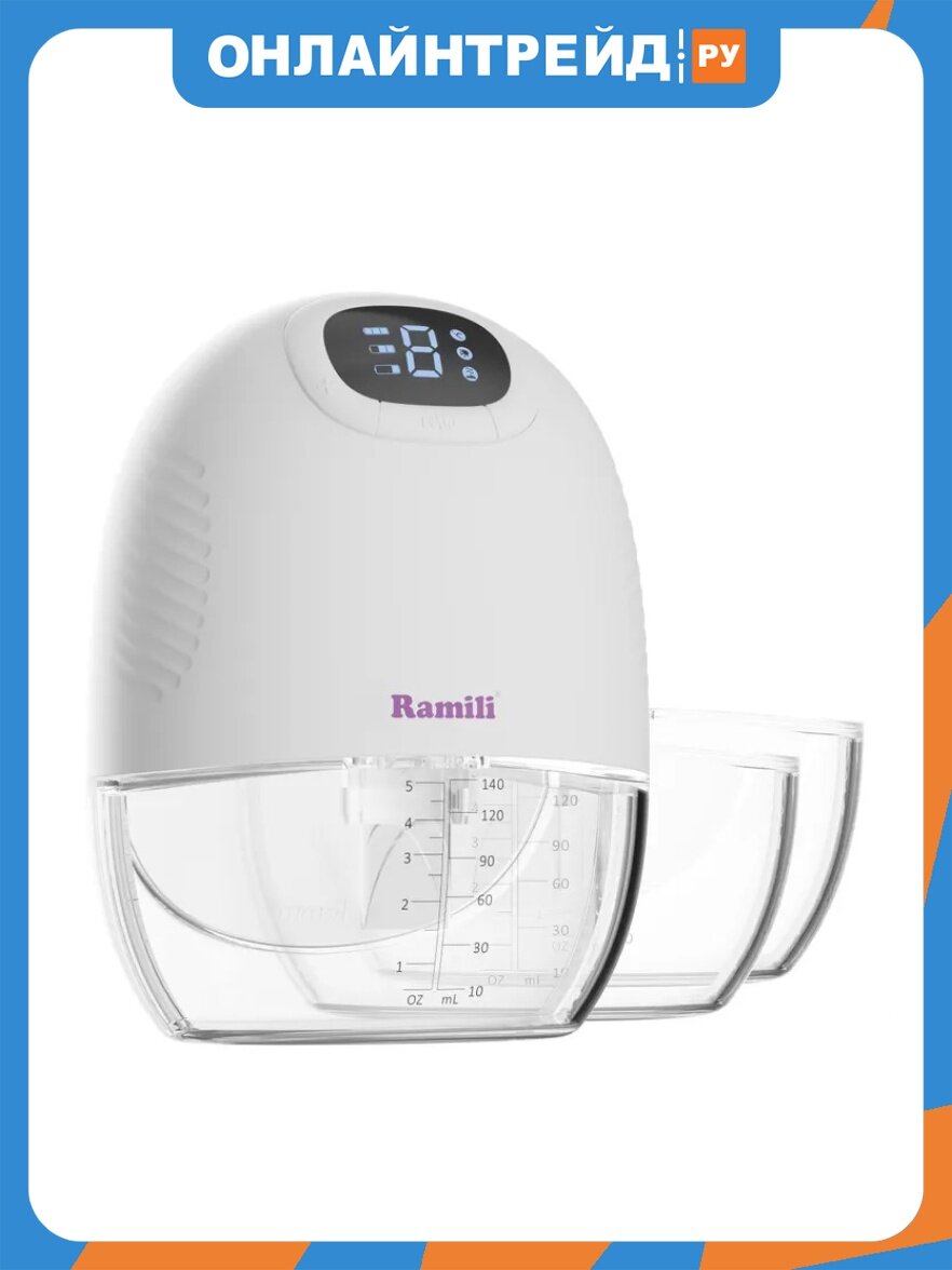 Молокоотсос четырехфазный бионический Ramili SE300 с дополнительным контейнером SE300TB (SE300SE300TB)