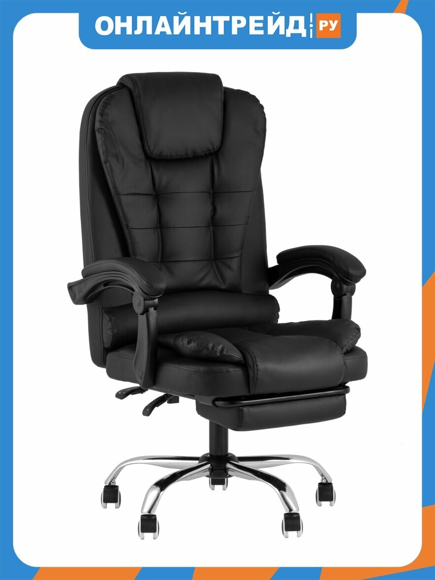 Кресло руководителя Stool Group TopChairs President NEW, черное