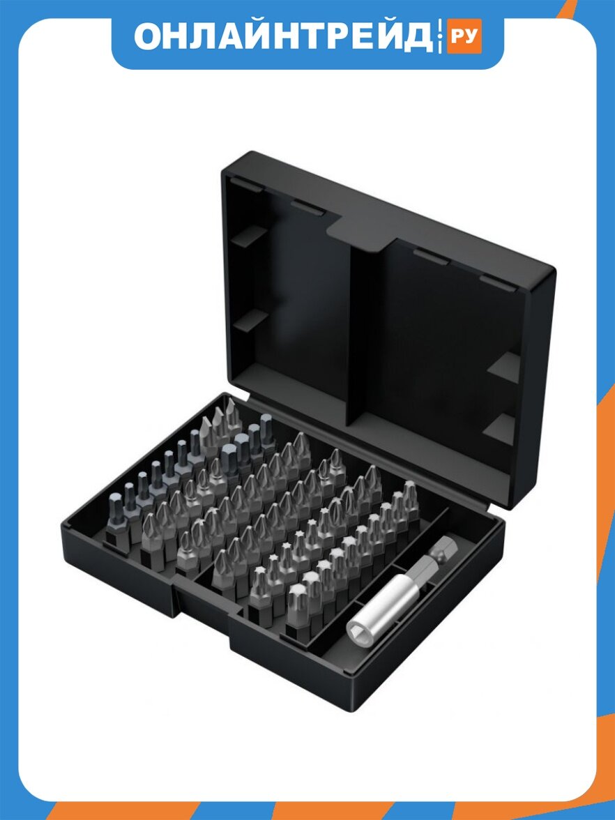Набор бит Wera Bit-Safe 61 Universal 3, 61 предмет (битодержатель, PZ, PH, TX, SL, HEX-plus), в жесткой коробке, WE-057127