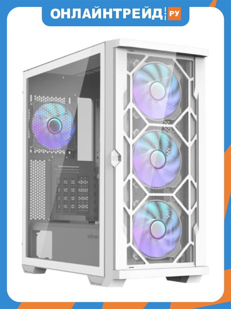 Корпус Zalman Z10 DUO, белый