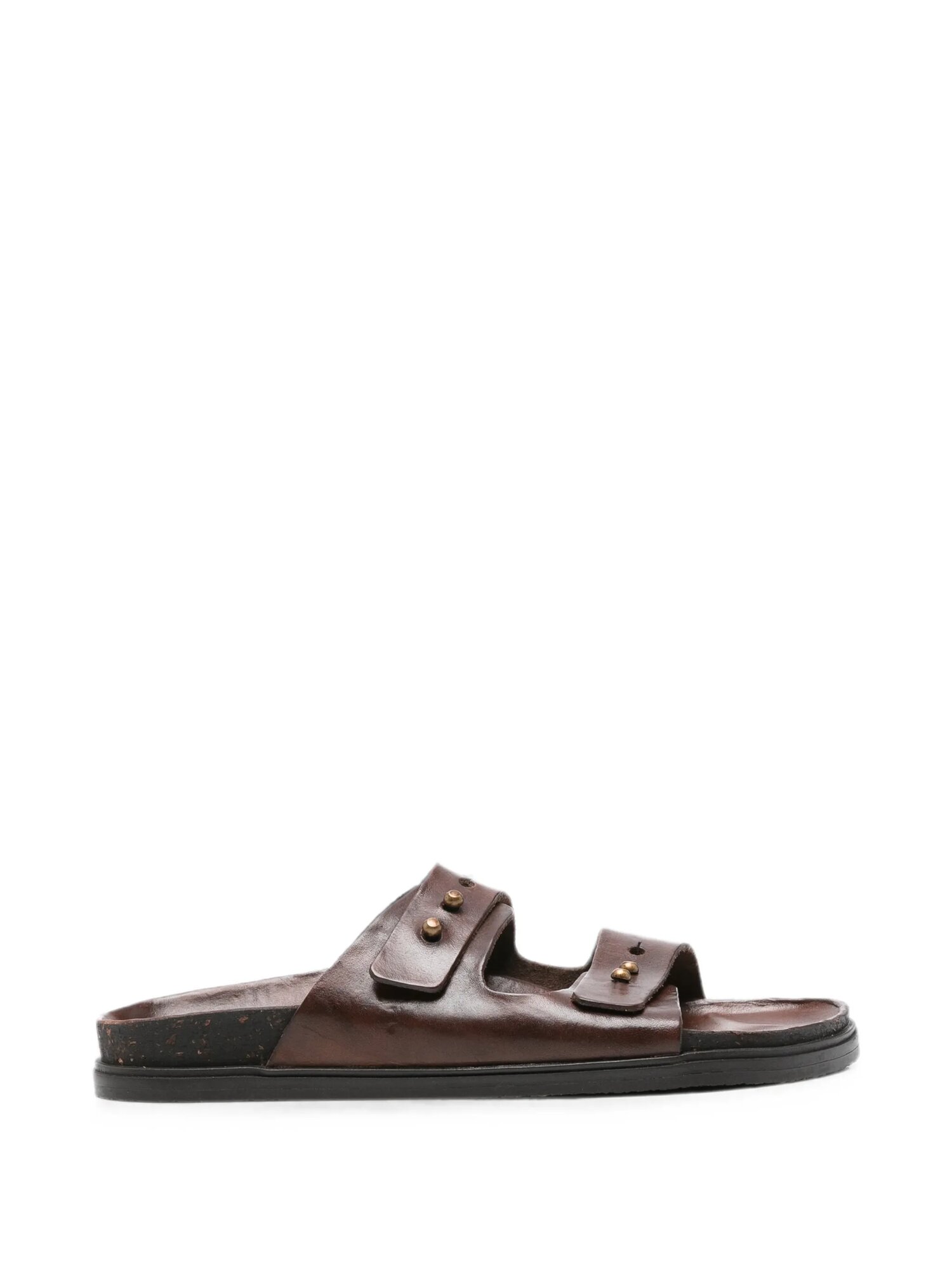 Босоножки Leather flat sandals