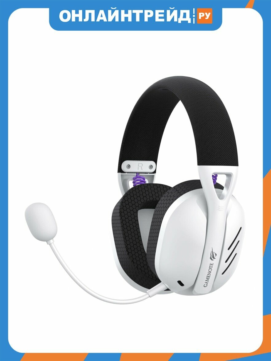 Игровые наушники Havit Fuxi-H3 беспроводные черный белый (Fuxi-H3White)