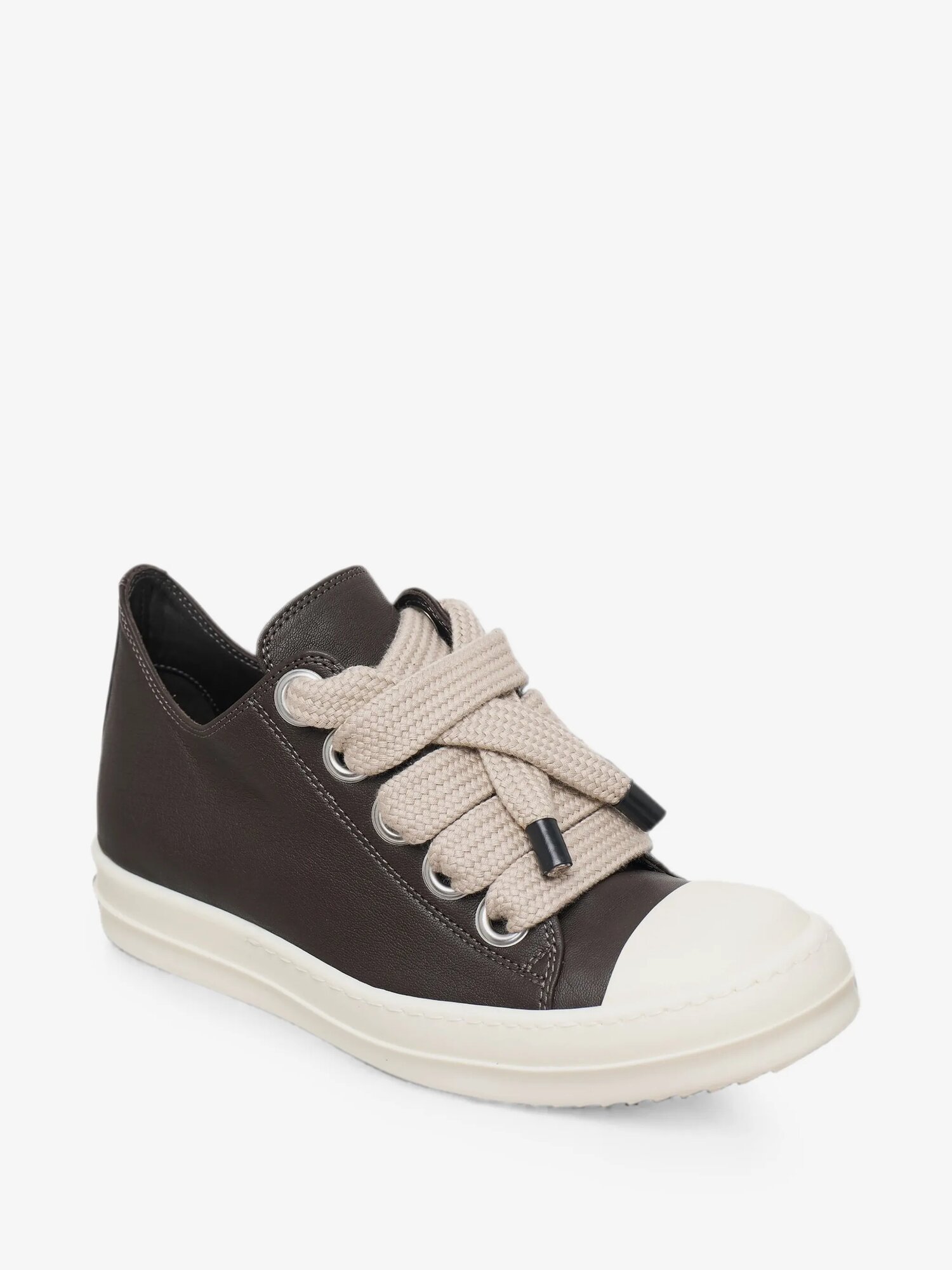 Кроссовки Rick Owens Jumbo Lace, размер 39 EU, коричневый/серый/оранжевый — фото 1