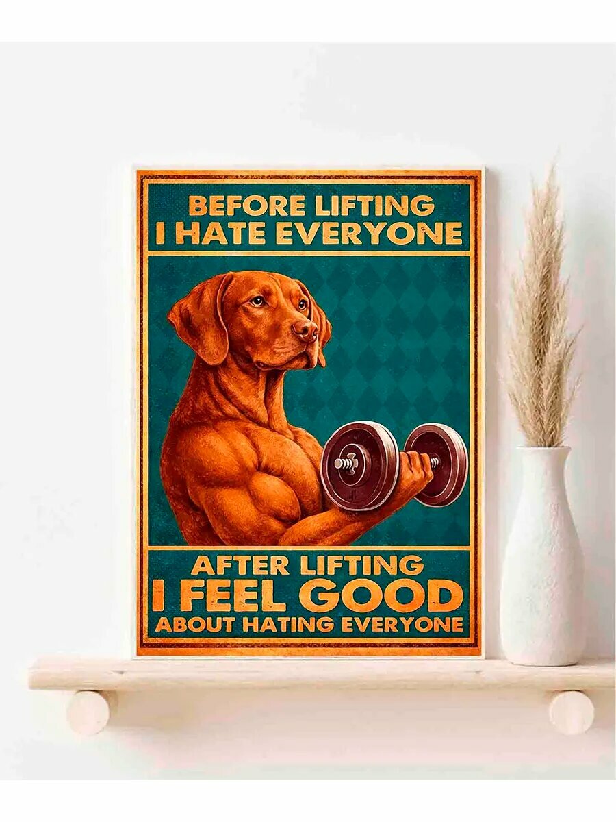 Венгерская выжла, Before After Lifting, Плакат 30x42см