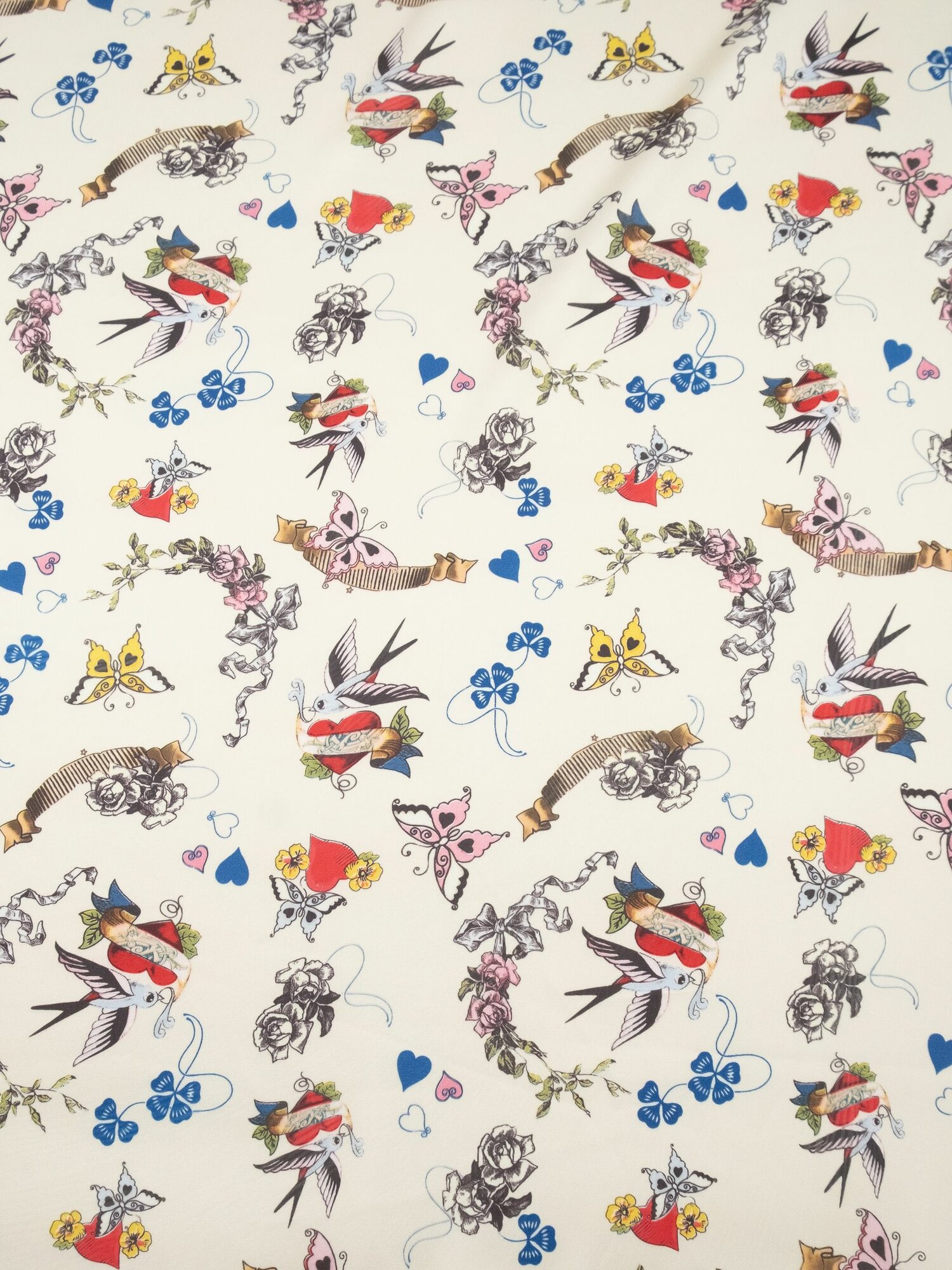 Атлас стрейч принт — фото 1