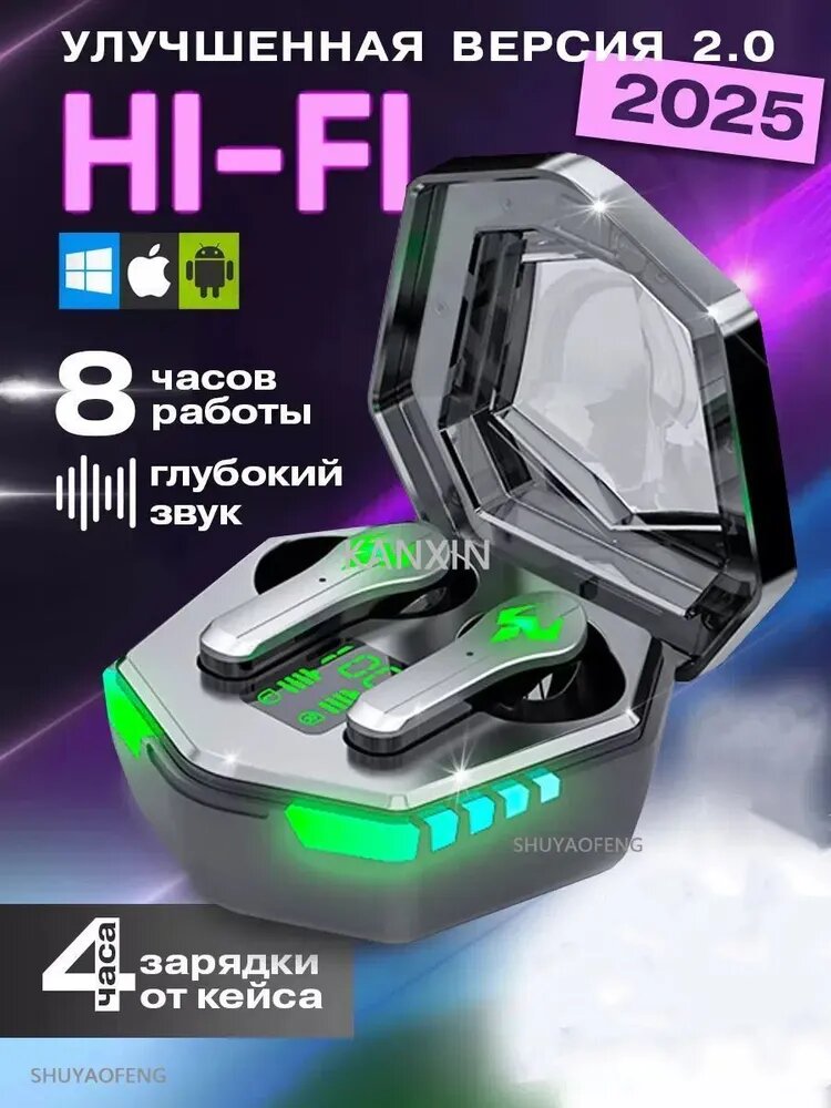 Xiaomi Наушники беспроводные с микрофоном, черный