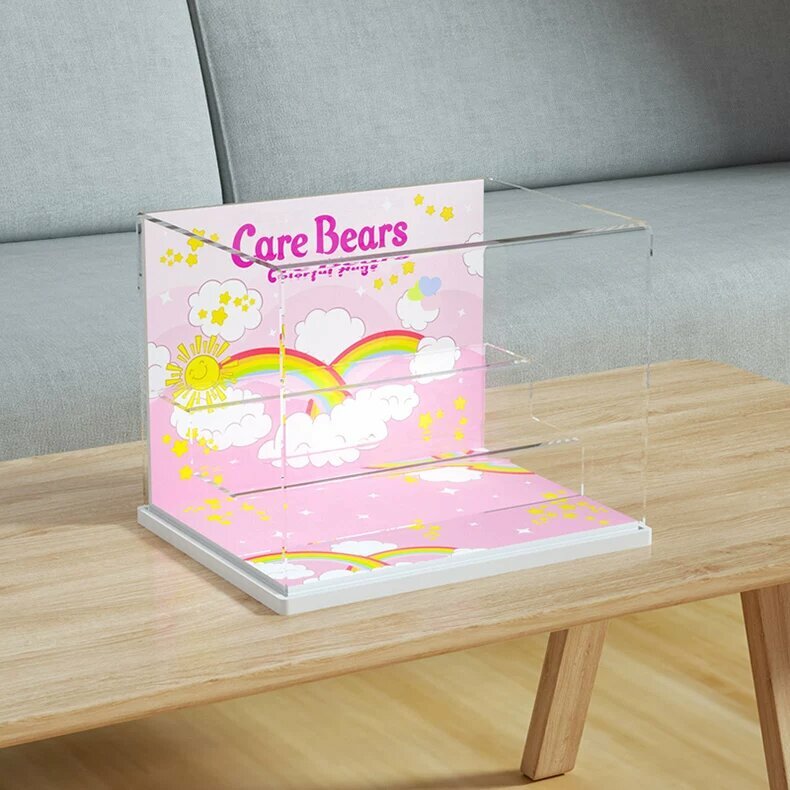 Подставка для фигурок POP MART Bear Hug Blind Box с классической акриловой подставкой типа A, 26x20x20 см