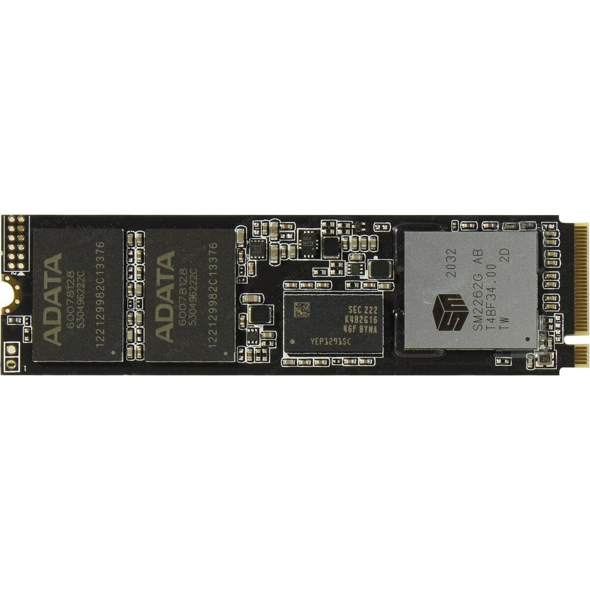 XPG SX8200 Pro ASX8200PNP-512GT-C 512 Гб M.2 PCI-E Gen3 x4 M.2 Type 2280 M Key кэш 512 Мб, TBW 320, 0.35 DWPD — фото 1