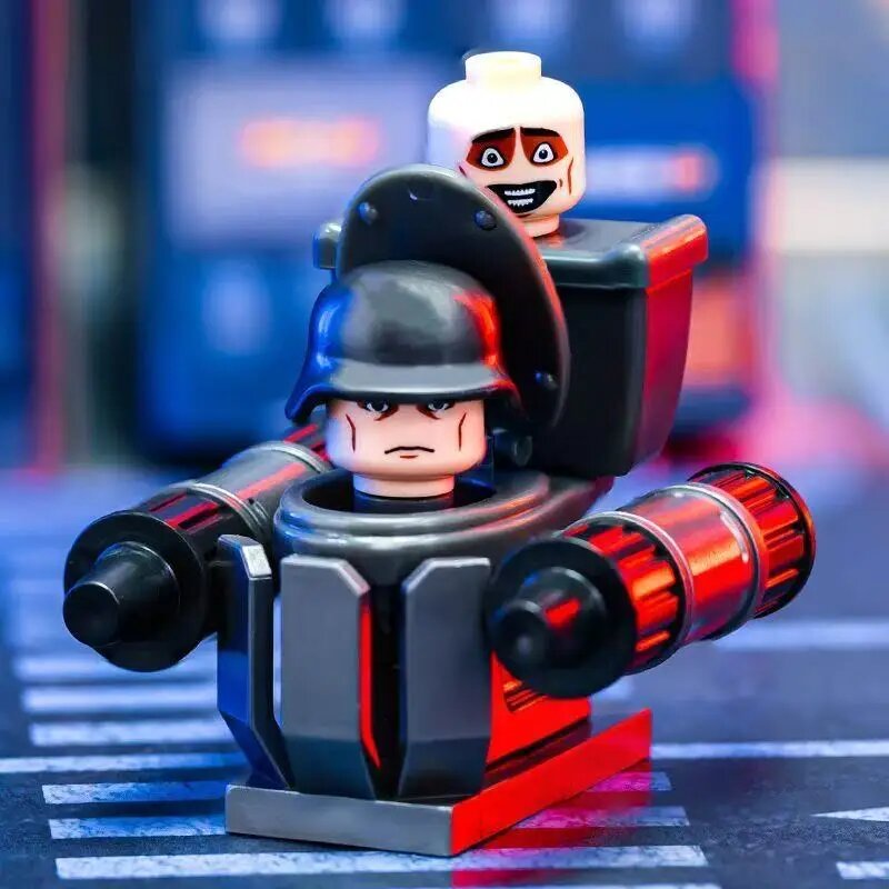 OTRAINBOW Блочные конструкторы Skibidi Toilet Man Черный, K2220