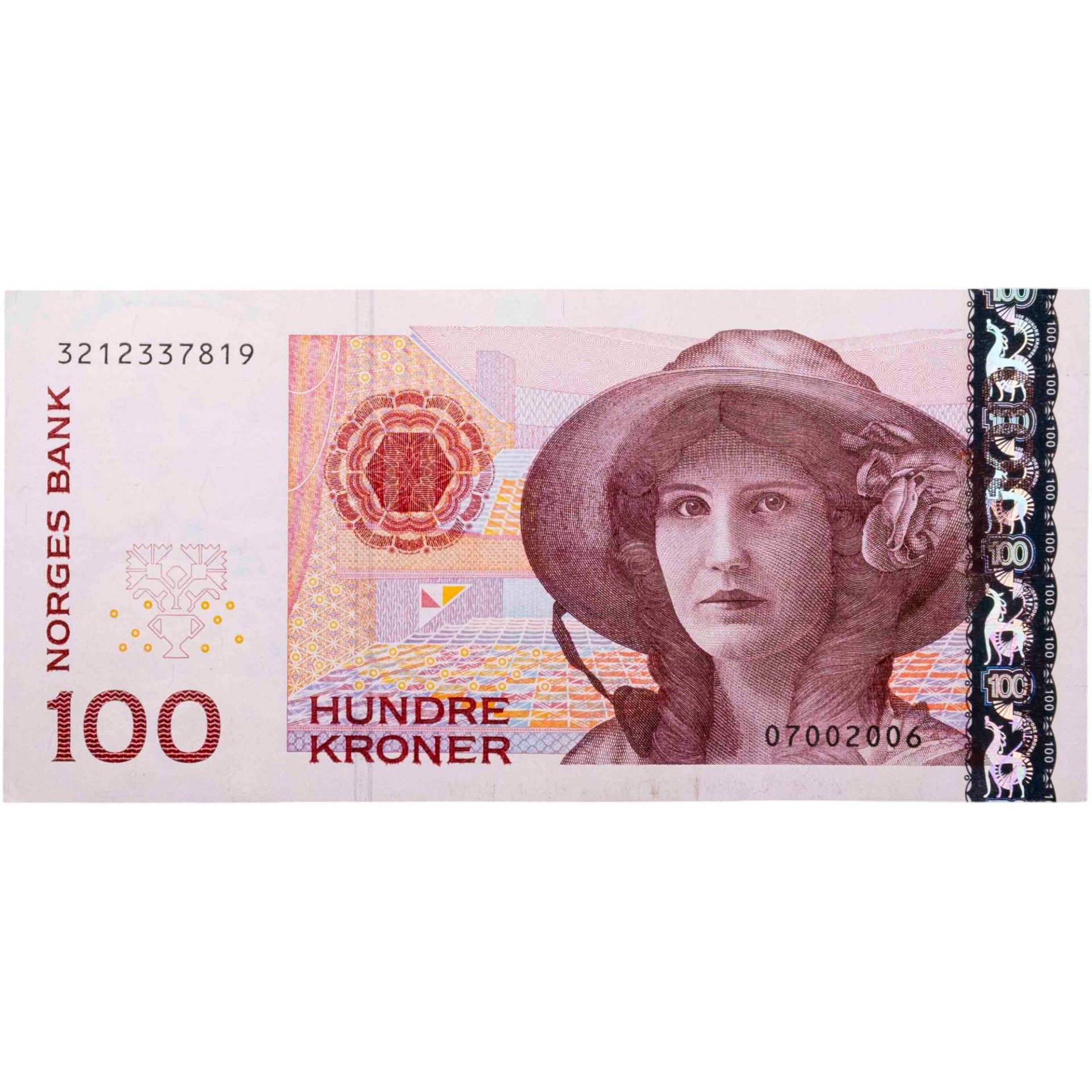 Норвегия 100 крон kroner 1995