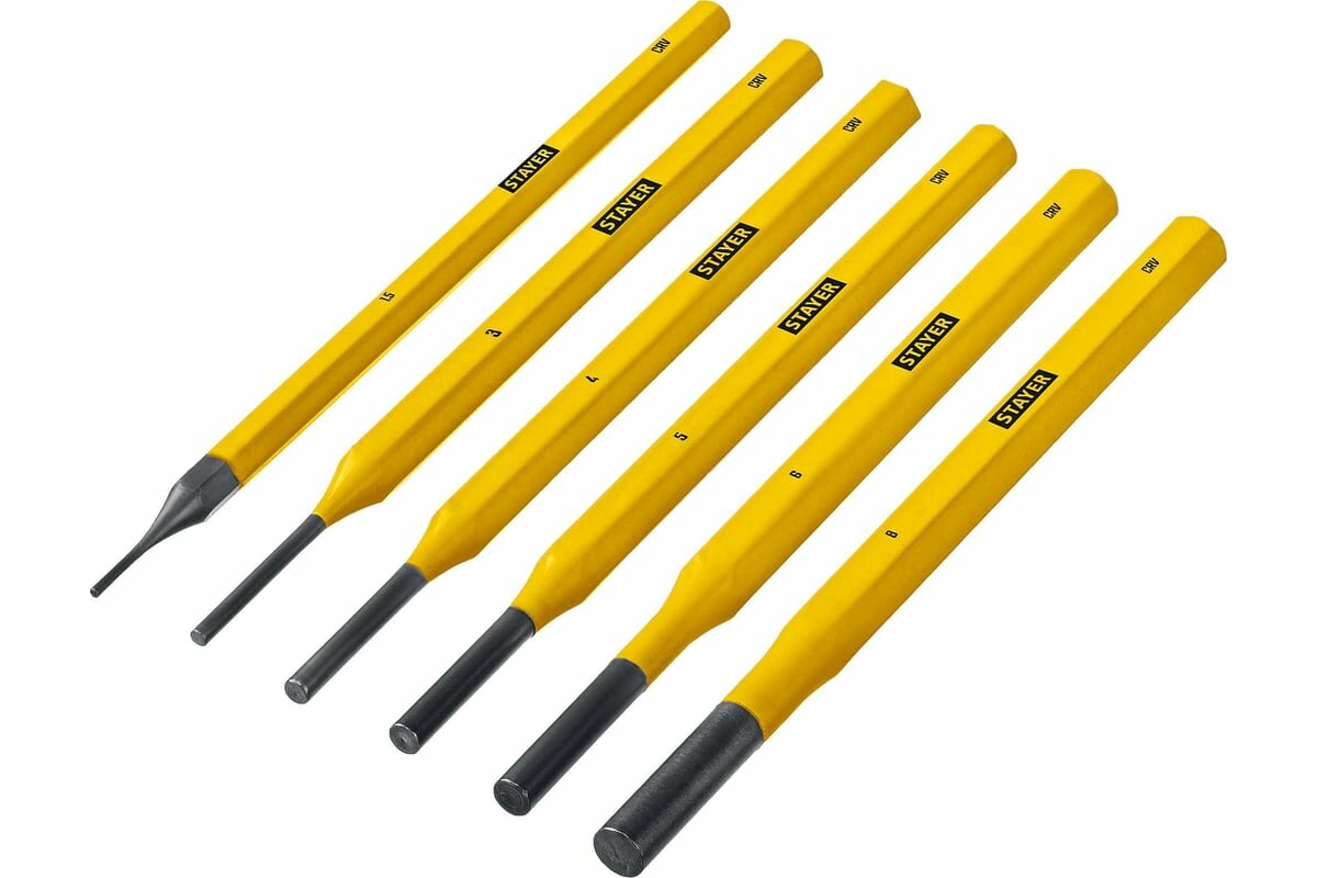 STAYER Hercules набор выколоток, 6 предметов 21077-H6