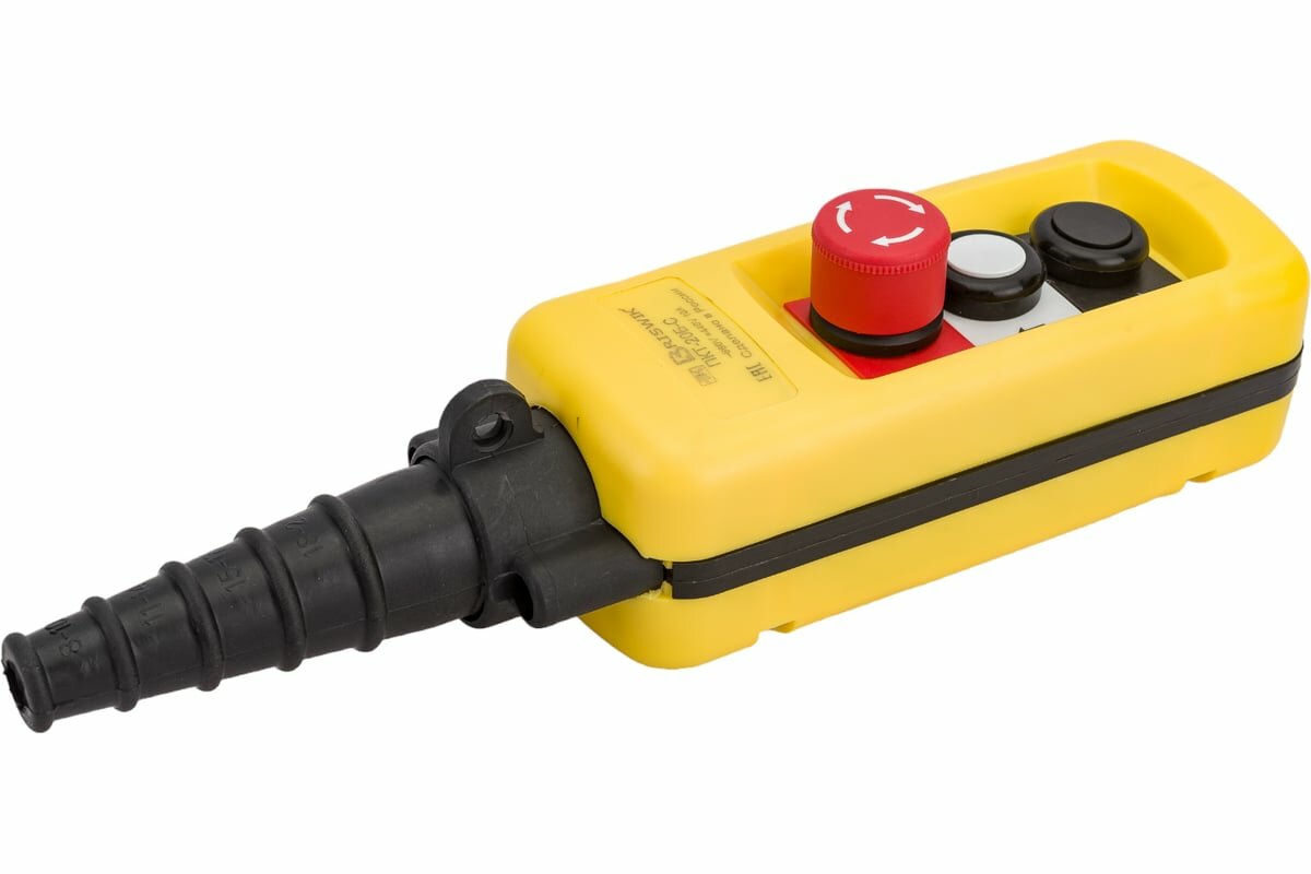 Briswik ПКТ-20Б-С пульт ДУ с 2 кнопками 1НО гриб, фиксация 1НЗ XACA2713. S. BR