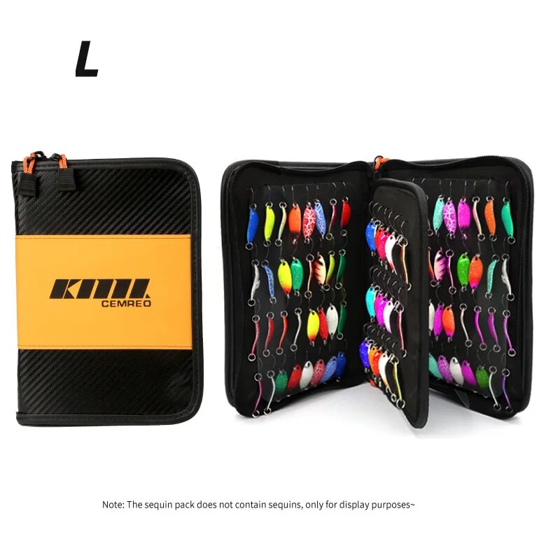 Сумка-кошелек для рыбалки, джиг-спиннер с блестками, приманка, сумка для хранения рыбалки, портативная большая вместительная рыболовная снасть, аксессуары, сумка Pesca