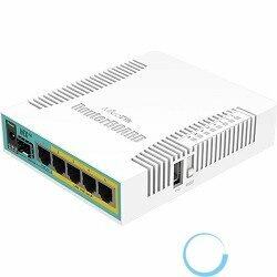 MikroTik RB960PGS Маршрутизатор hEX PoE, 1х SFP, 128MB RAM
