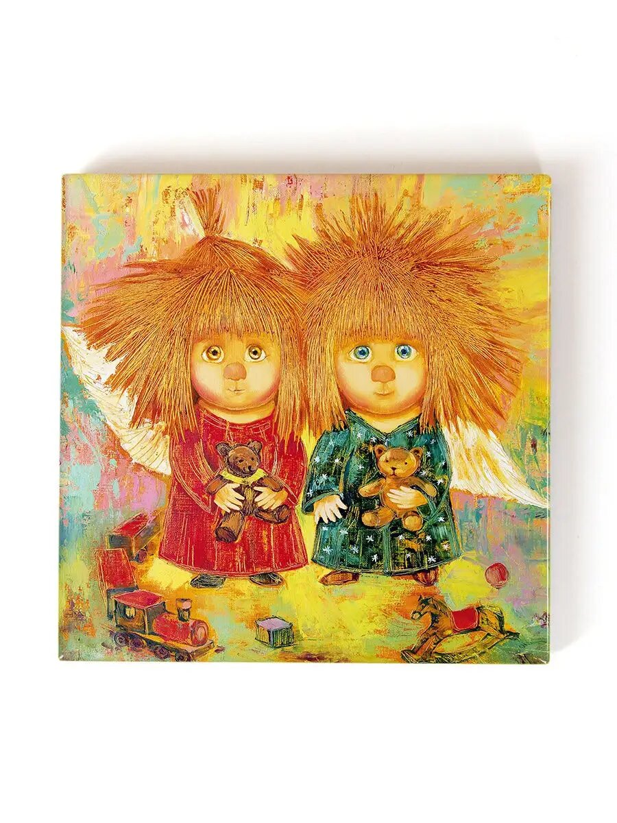 Магнит на холодильник с ангелом