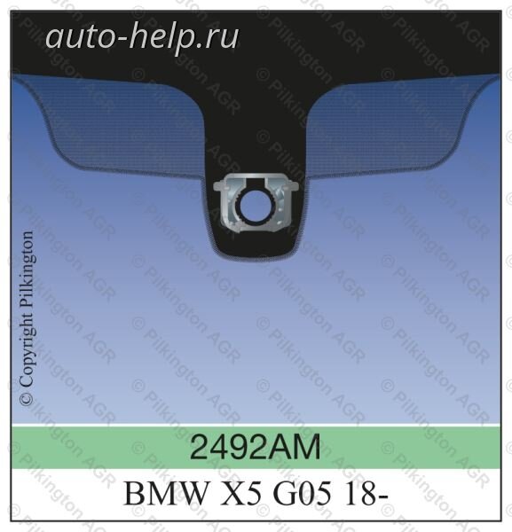 FYG BMW Лобовое ДД VIN Молдинг acustic