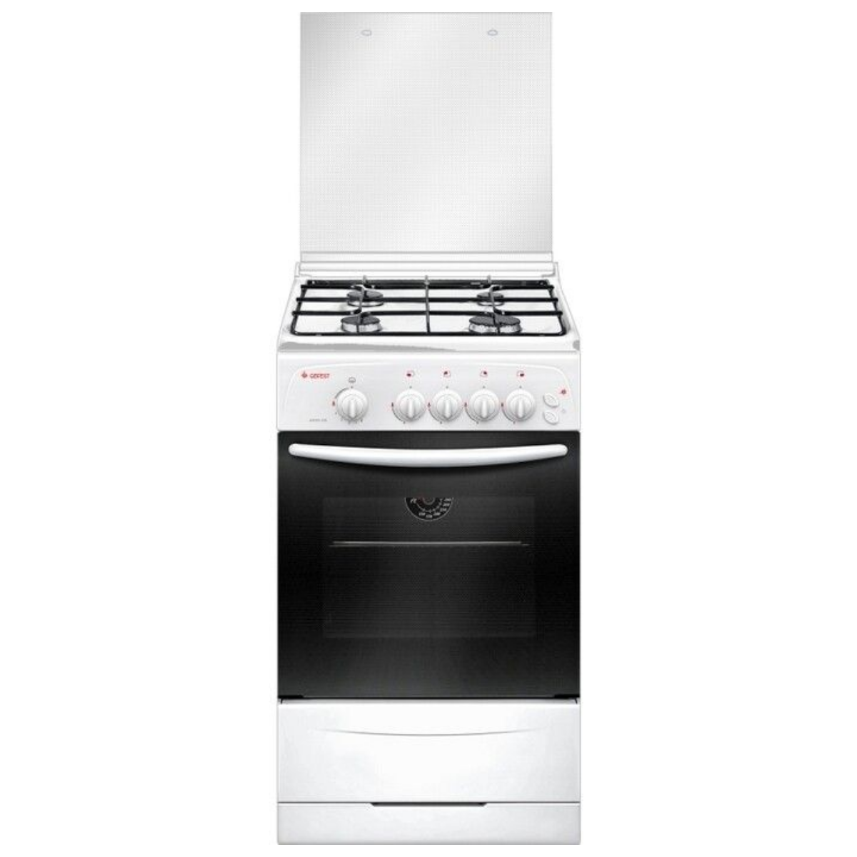 Плита Gefest 3200-06 К2, газовая, 4 конфорки, белая, 42 л