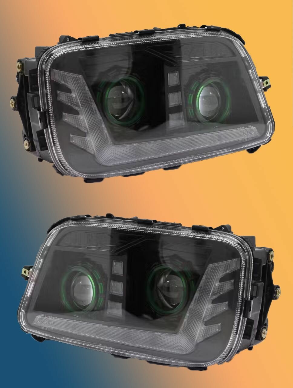 LUCKYSHOP Автомобильные светодиодные фары, 2 штуки, артикул MERCEDES ACTROS.