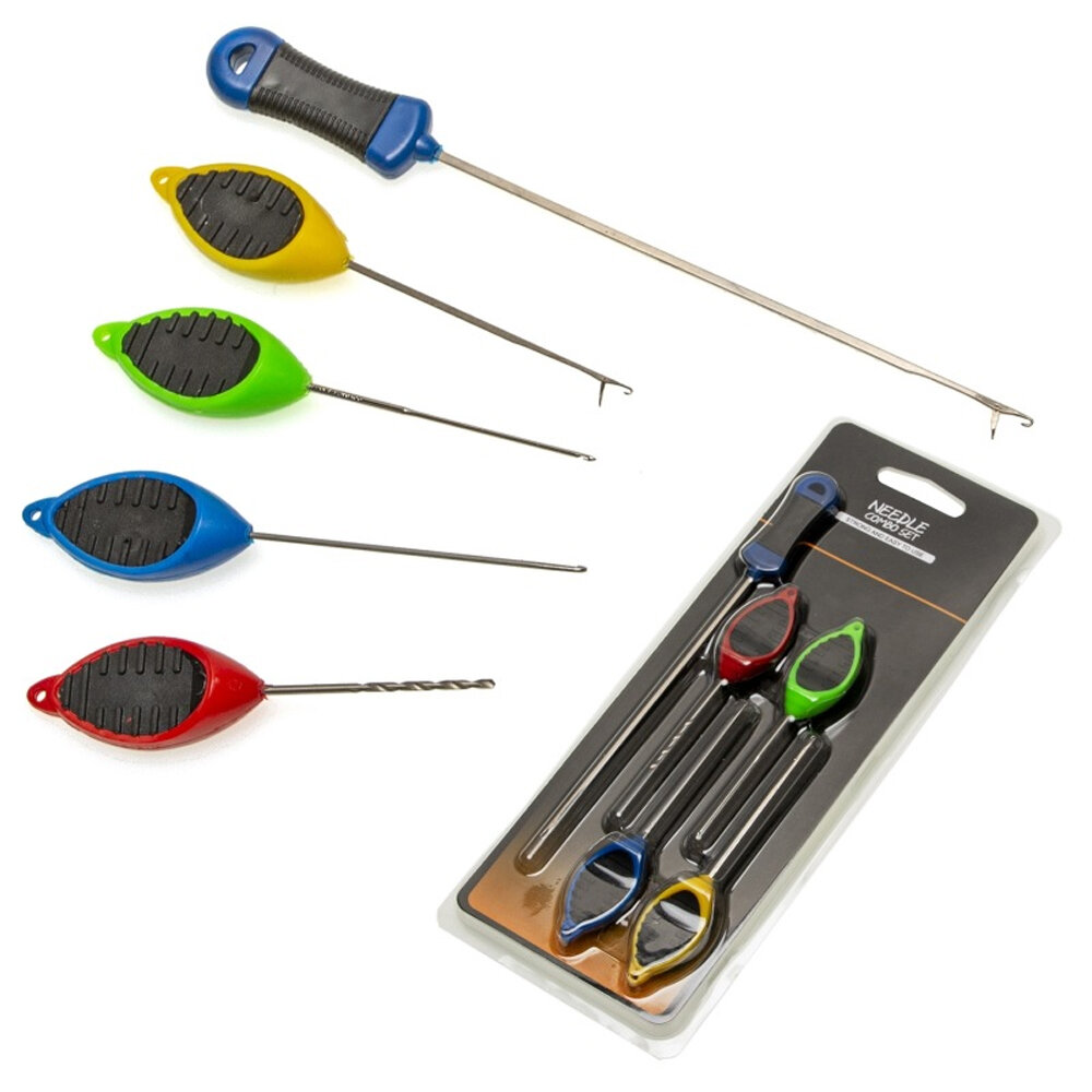 Иглы для сращивания рыболовных приманок, инструмент для изготовления оснастки с крючком, портативная игла для карповой приманки.