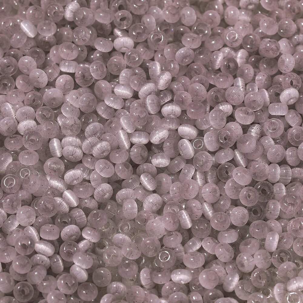 Стеклянные бусины «кошачий глаз» AGCFABS 100 шт. Purple grey