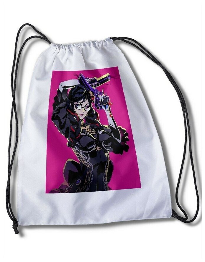 Мешок для сменной обуви с принтом Игра Bayonetta & Vanquish 10th Anniversary Bundle - 33898