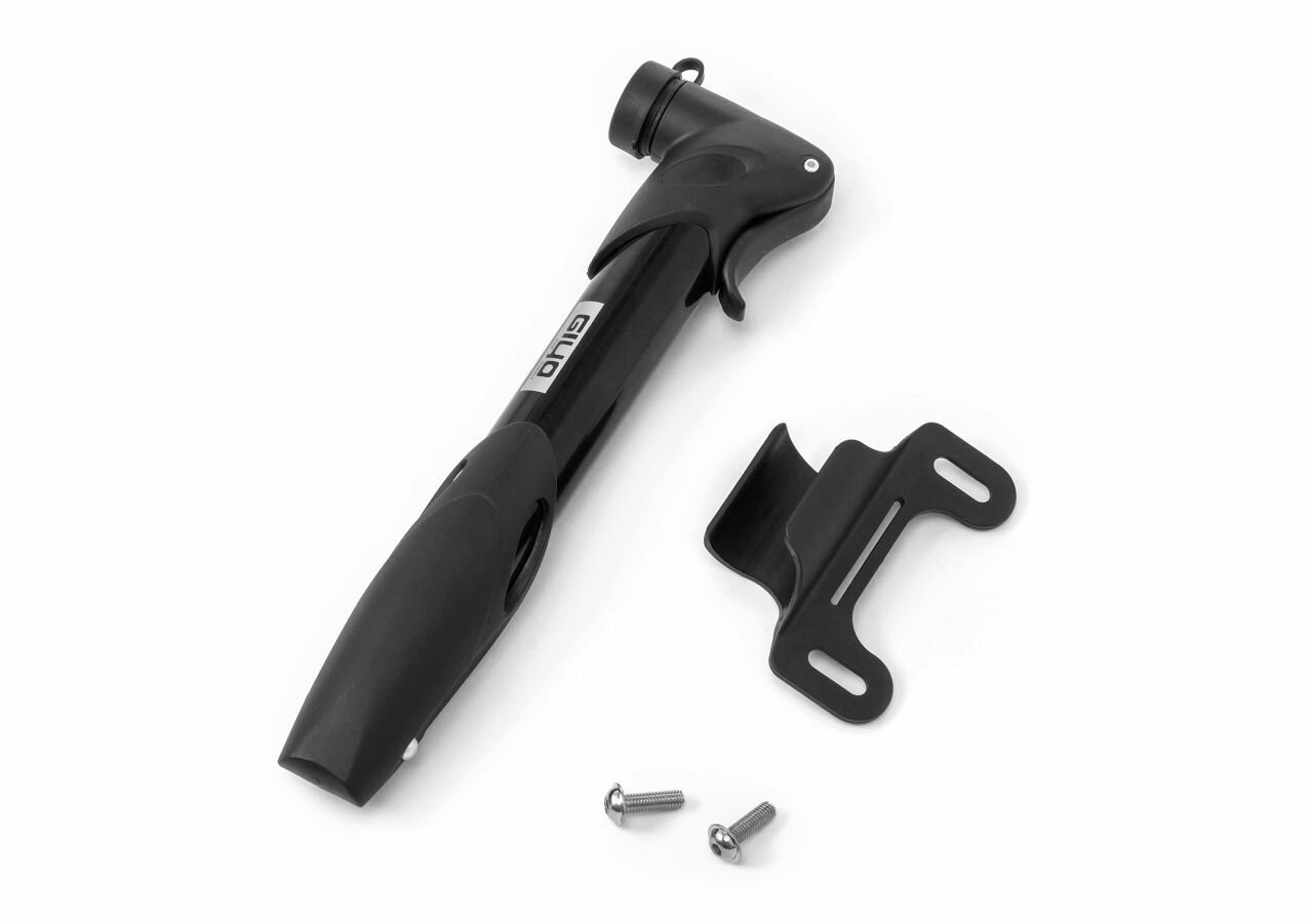 Велосипедный насос Giyo GP-77 Пластиковый телескопический корпус. Т-ручка. 80PSI