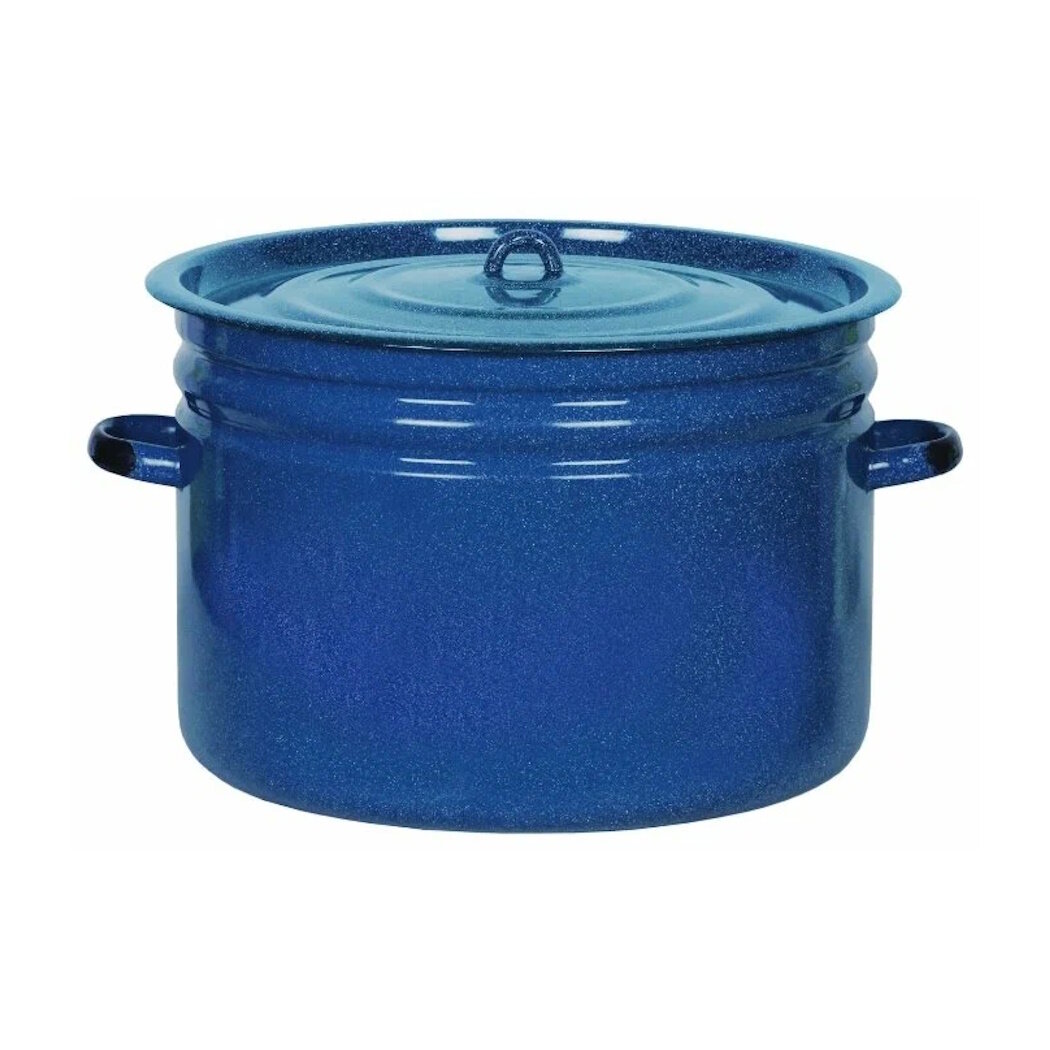 Кастрюля Стальэмаль 2С29 ХТ1705 24 л, эмалированная сталь, с крышкой