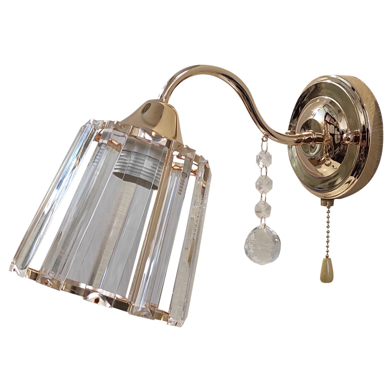 Бра символ света Е27 60Вт золото настенный светильник в элегантном классическом стиле