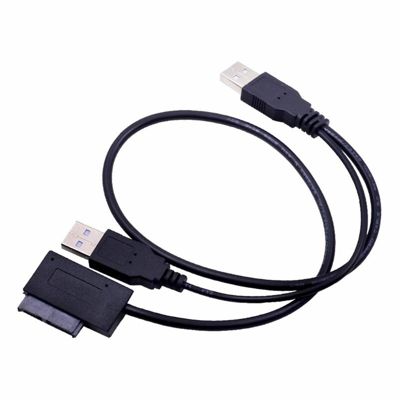 USB к SATA 7+6P кабель адаптера