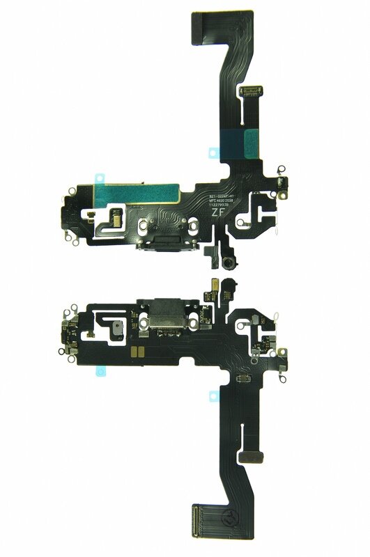 Шлейф для iPhone 12/iPhone 12 Pro с разъемом зарядки black