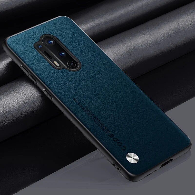 Чехол для OnePlus 8 Pro, темно-зеленый, из искусственной кожи
