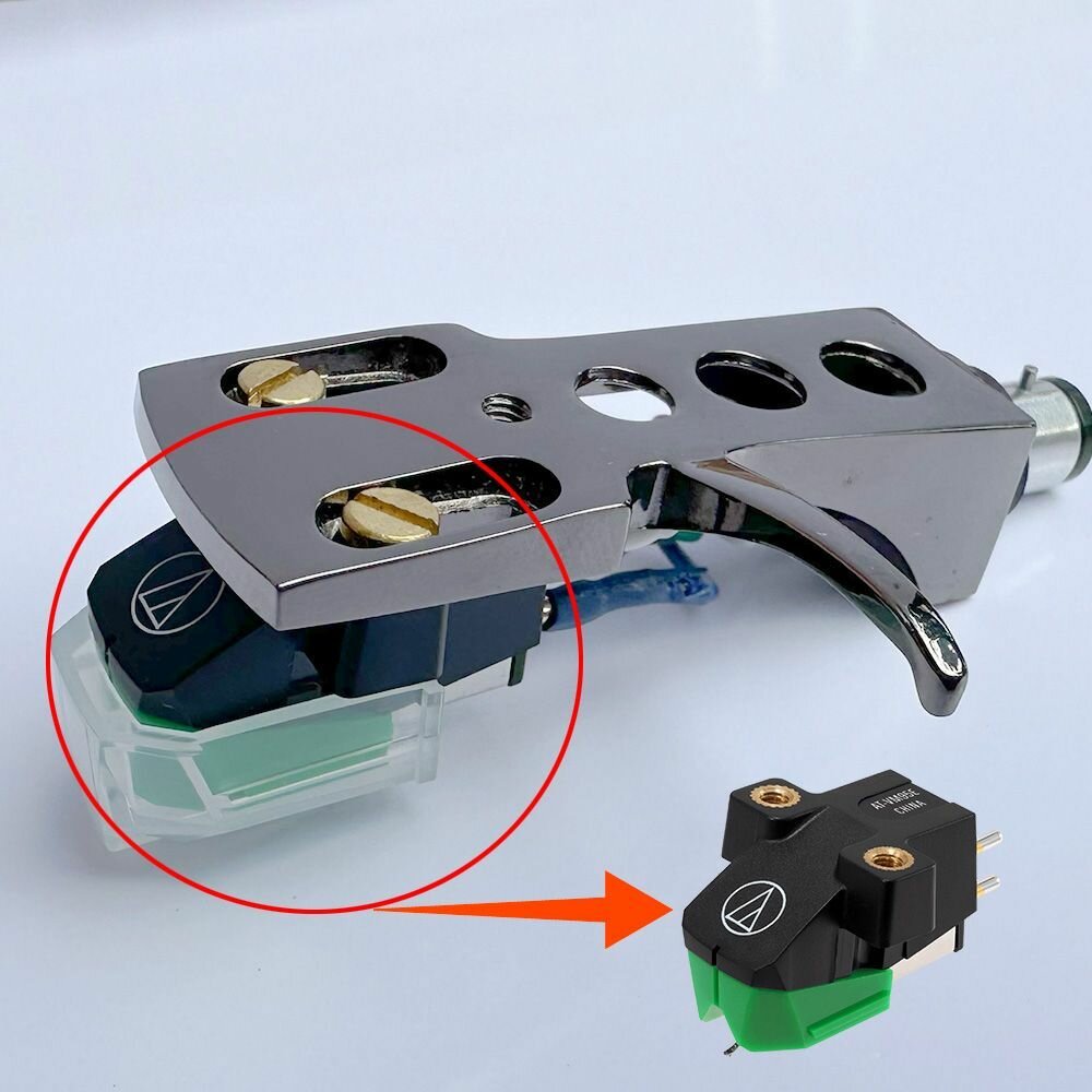 Audio-Technica VM95E MM Головка звукоснимателя и Титановое покрытие Держатель картриджа картридж и игла, игла для Technics SL 1000-