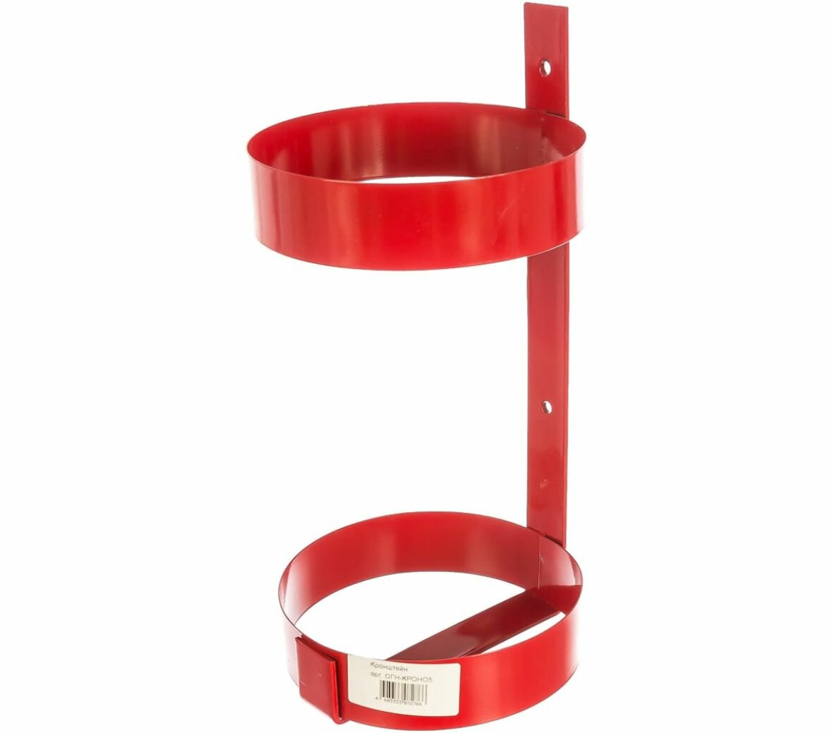 Кронштейн для огнетушителя стационарный d160 мм металлический красный