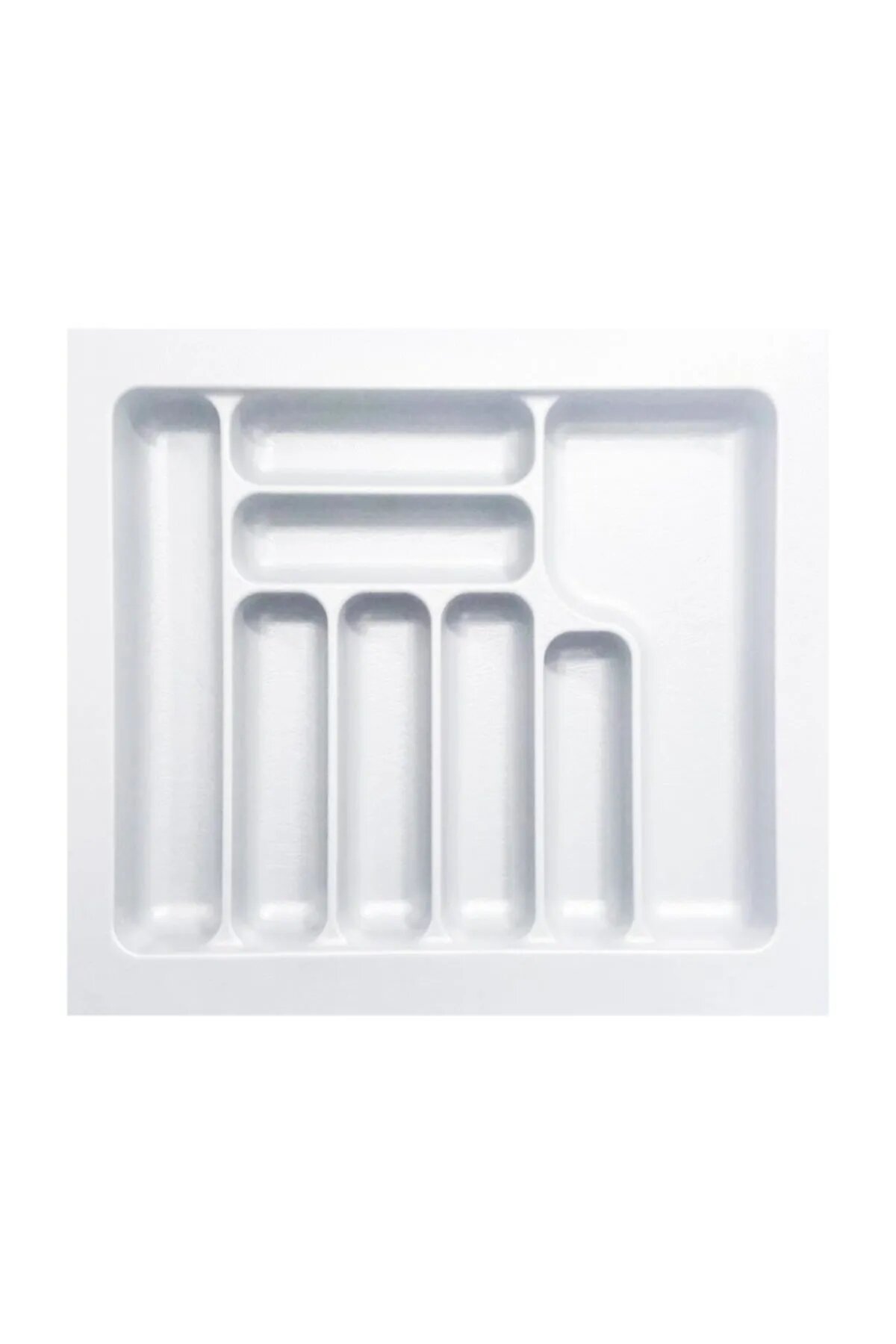 Лоток для столовых приборов Starax, в модуль 600, цвет белый