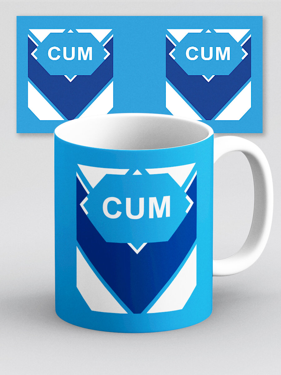 Кружка с приколом мем CUM Сгущенка СССР для ценителей искусства
