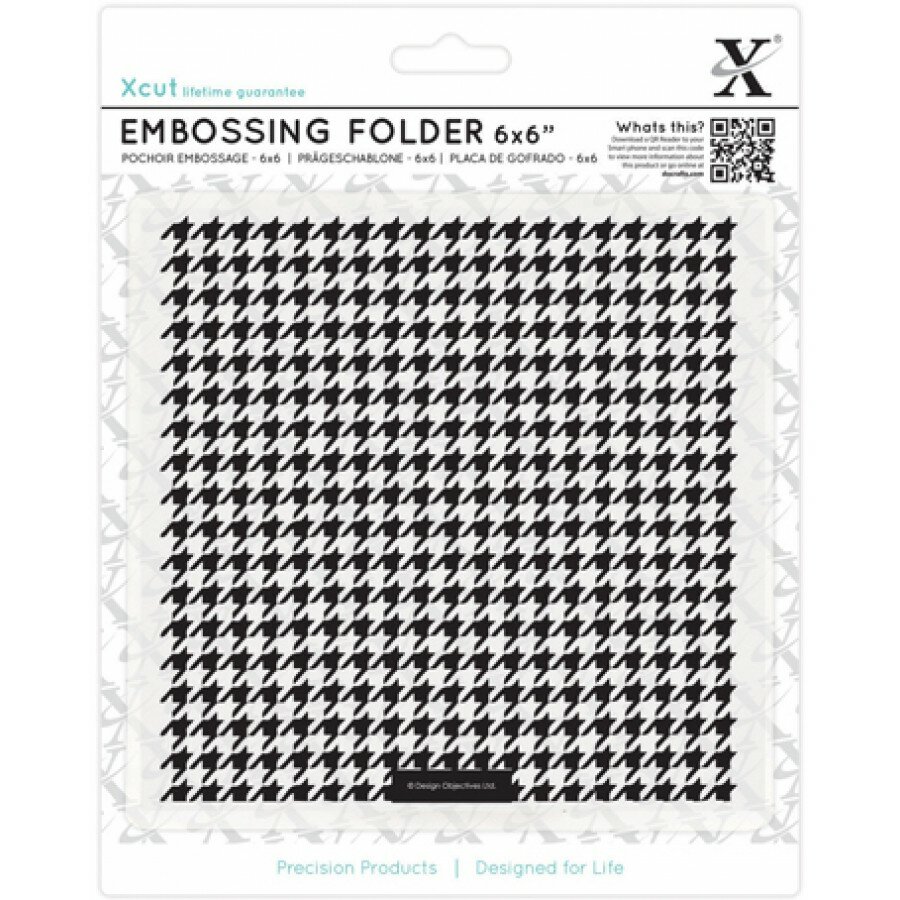 Форма для эмбоссирования Гусиные лапки 15,24 х 15,24 см DOCRAFTS XCU515168