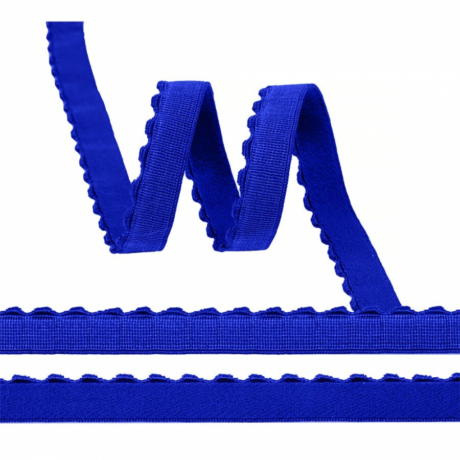 Резинка TBY бельевая (отделочная) ЕТ-1 12мм цв. F223 синий василек уп. 50 м упак (50 м)