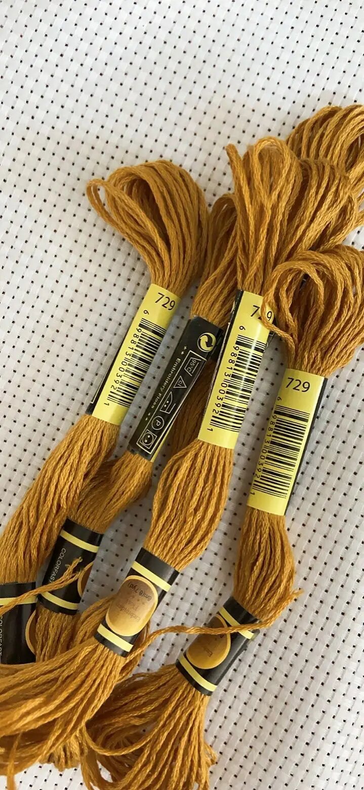 Набор ниток для вышивки DMC 813, радуга, 10 шт. 729