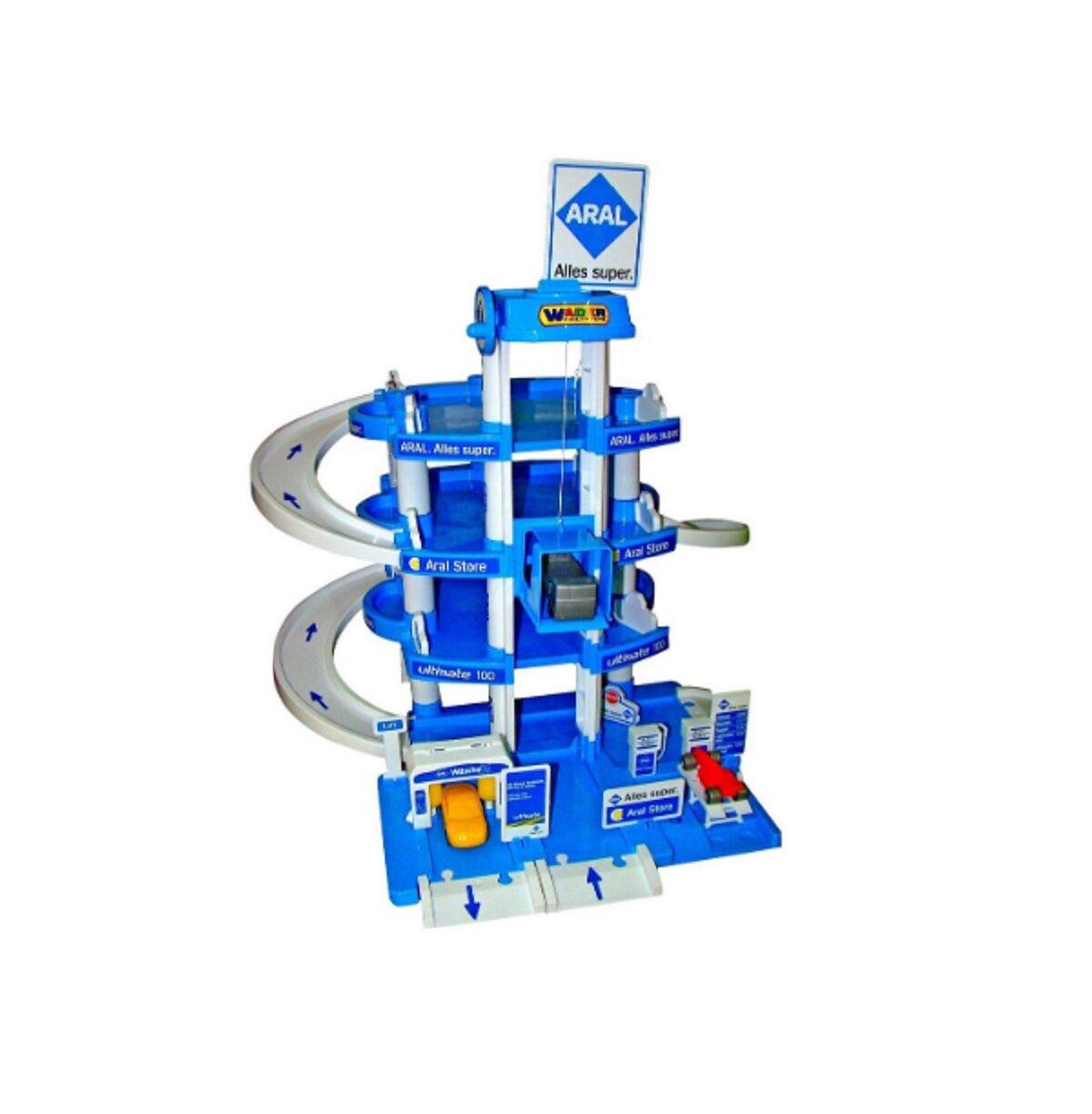 Паркинг Wader ARAL 37879, 4-х уровневый, с лифтом, от 3 лет, пластик