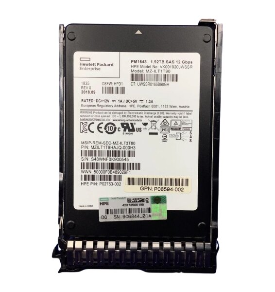 Жесткий диск HP P49734-001 1,92Tb SAS 2,5" SSD