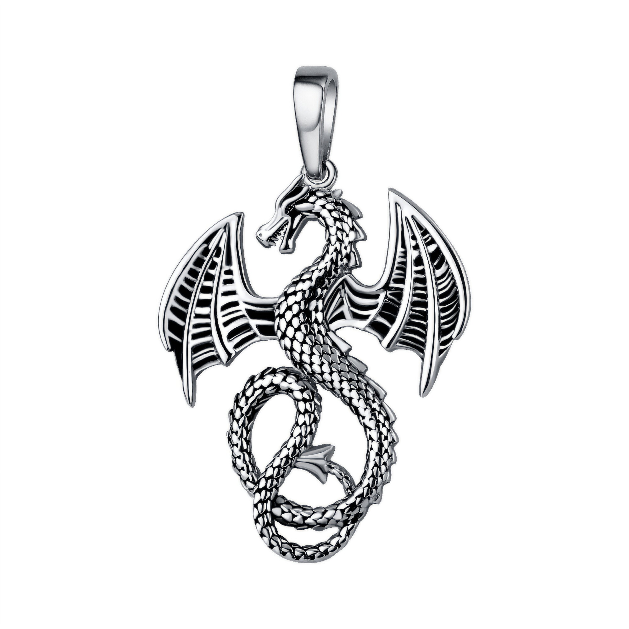 Подвеска, серебро, 925 проба, родирование