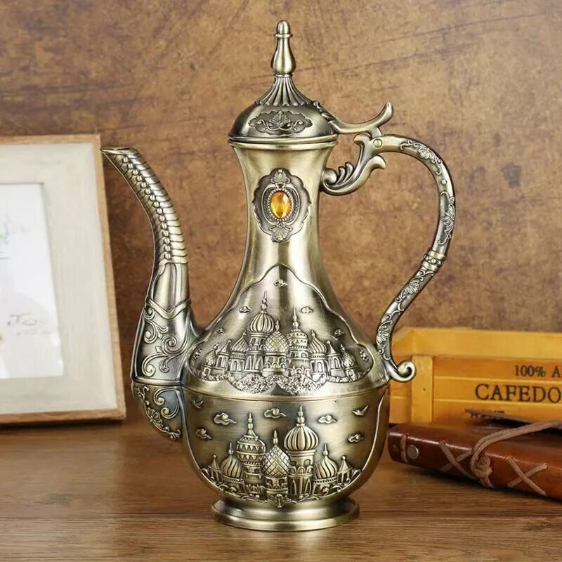 Бронзовый винтажный чайник KL