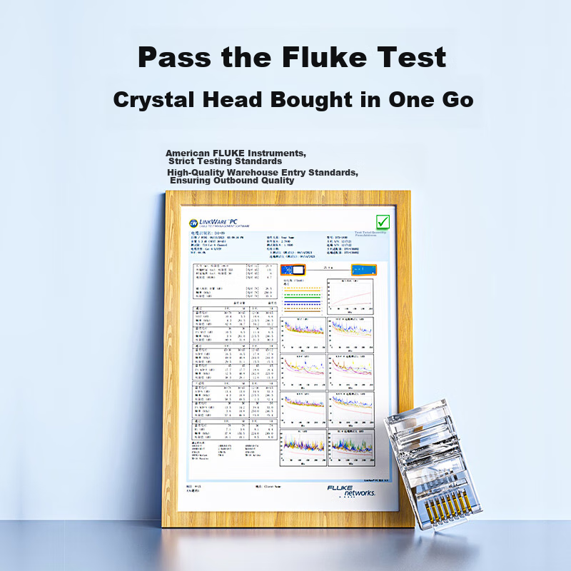 Value Count, CAT5e Ethernet Cable Connector, Gigabit Network Plug, RJ45 Computer Network Cable Connector, CAT5E Gold-Plated Crystal Head, Pack of 10, ZL-T5010