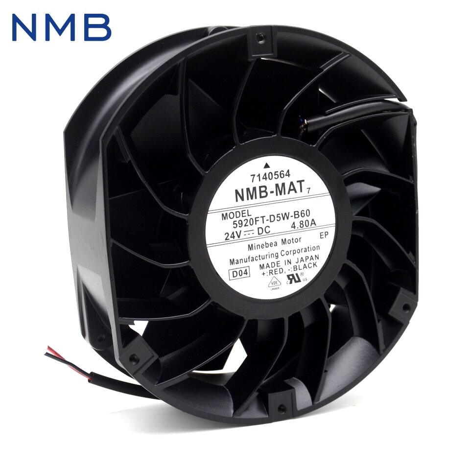 Бесплатная доставка Новый NMB-MAT7 5920FT-D5W-B60 Free 24V 4.80A Вентилятор охлаждения
