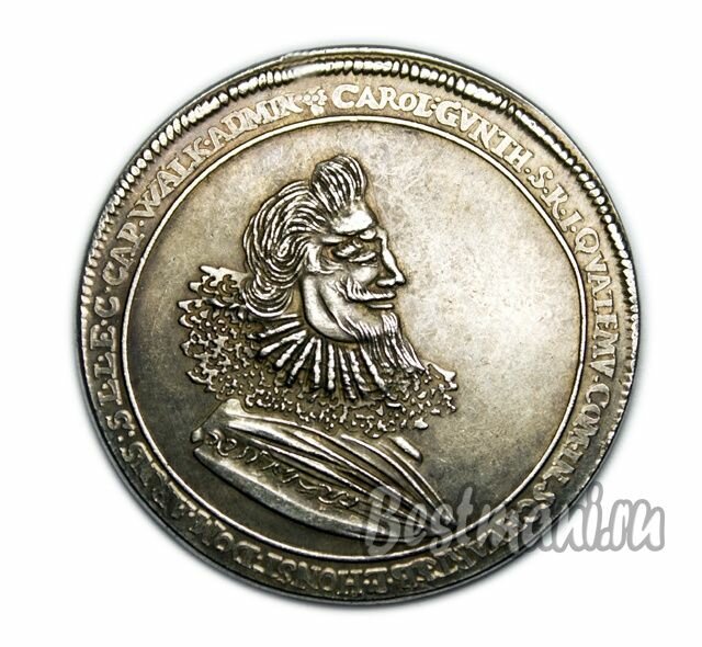 Иностранные серебряные монеты Шварцбург Карл Гюнтер 1 (1576 - 1630) сувенирная копия серебро монеты, нумизматика, деньги для коллекции