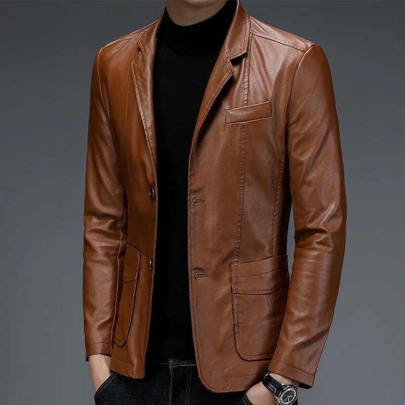 Куртка кожаная