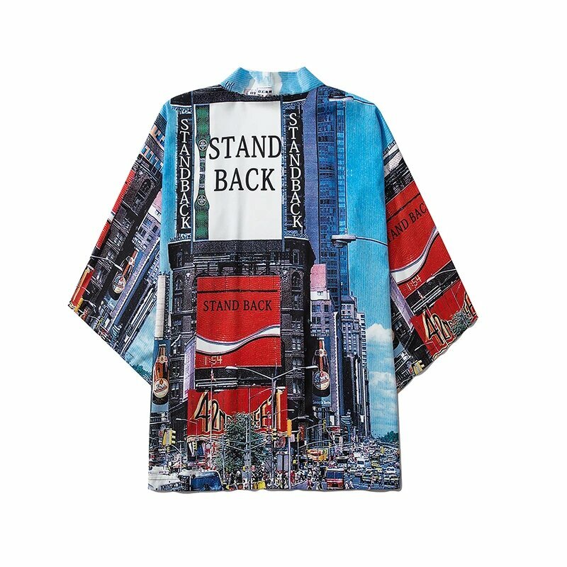 Kimono с принтом Нью-Йорк, XL, цвет 4