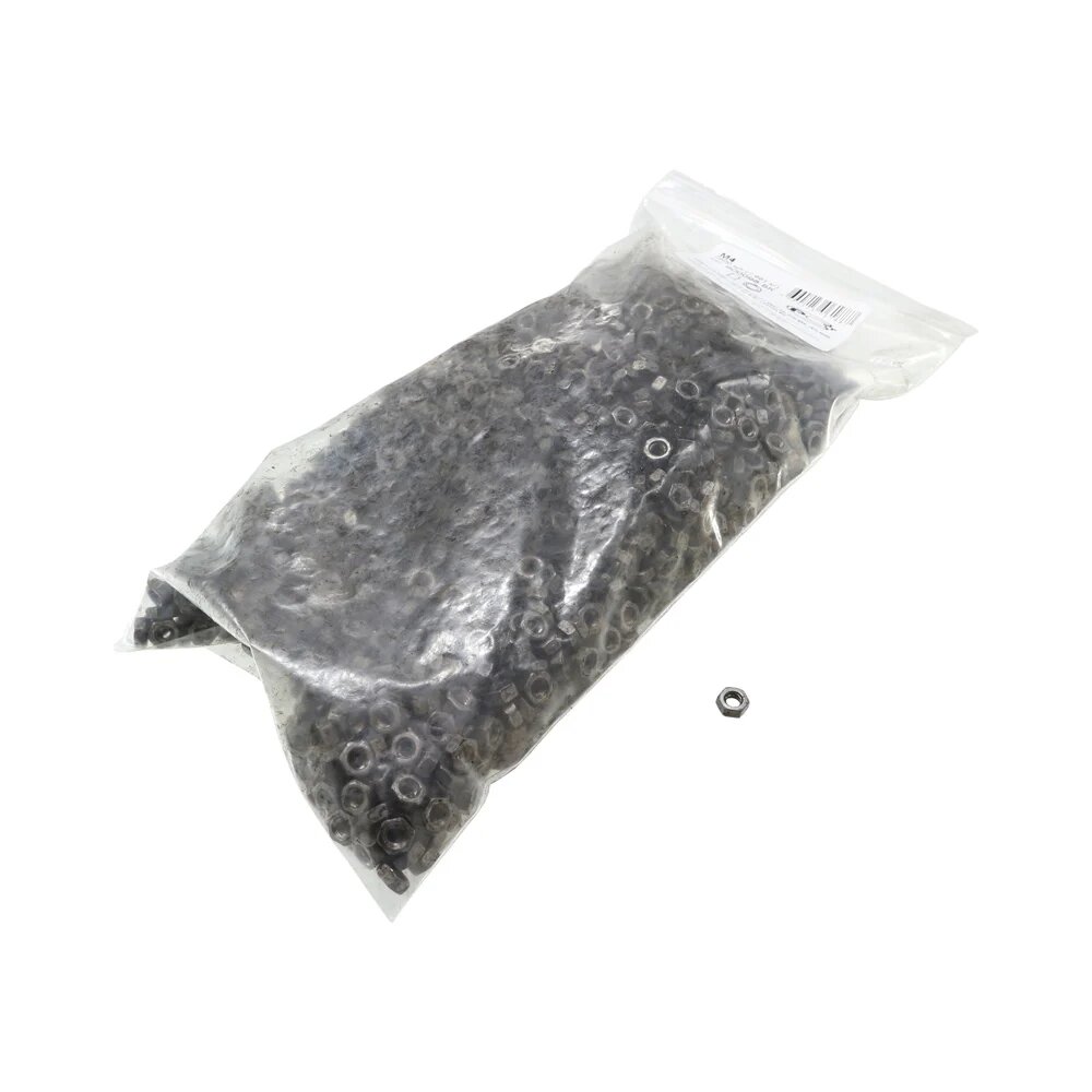 Крепежная техника Гайка ш/г черная ГОСТ 5915-70 М4 (2500 шт) 600098 БК